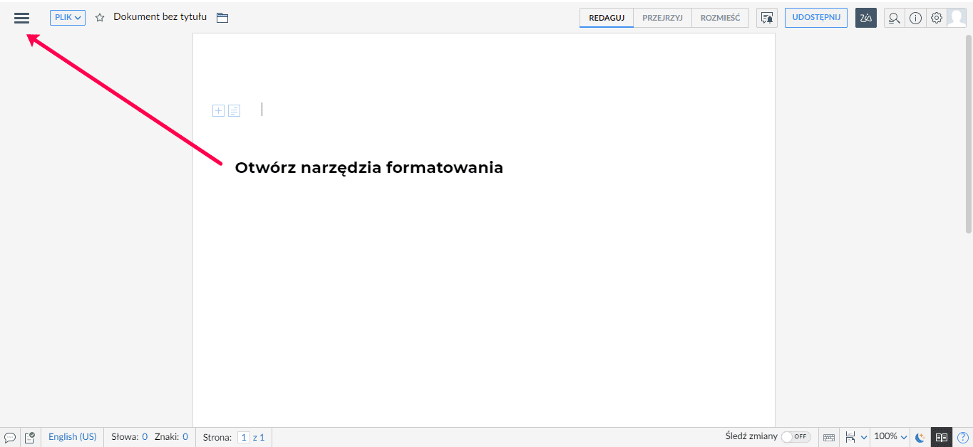 edytor tekstu online | Zoho - Wszystkie Programy dla Firmy w Chmurze