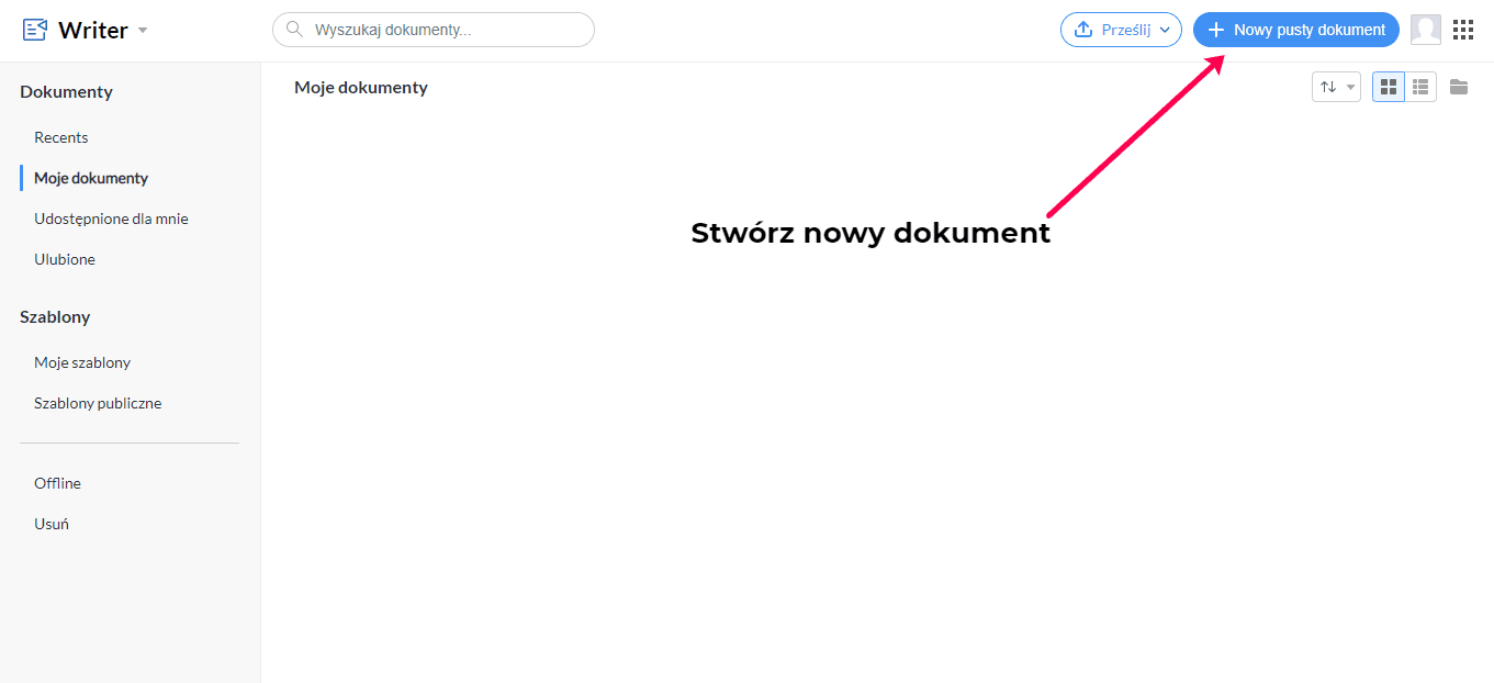 edytor tekstu online | Zoho - Wszystkie Programy dla Firmy w Chmurze